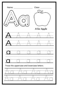 Letter Tracing - CBSEClassWorksheets